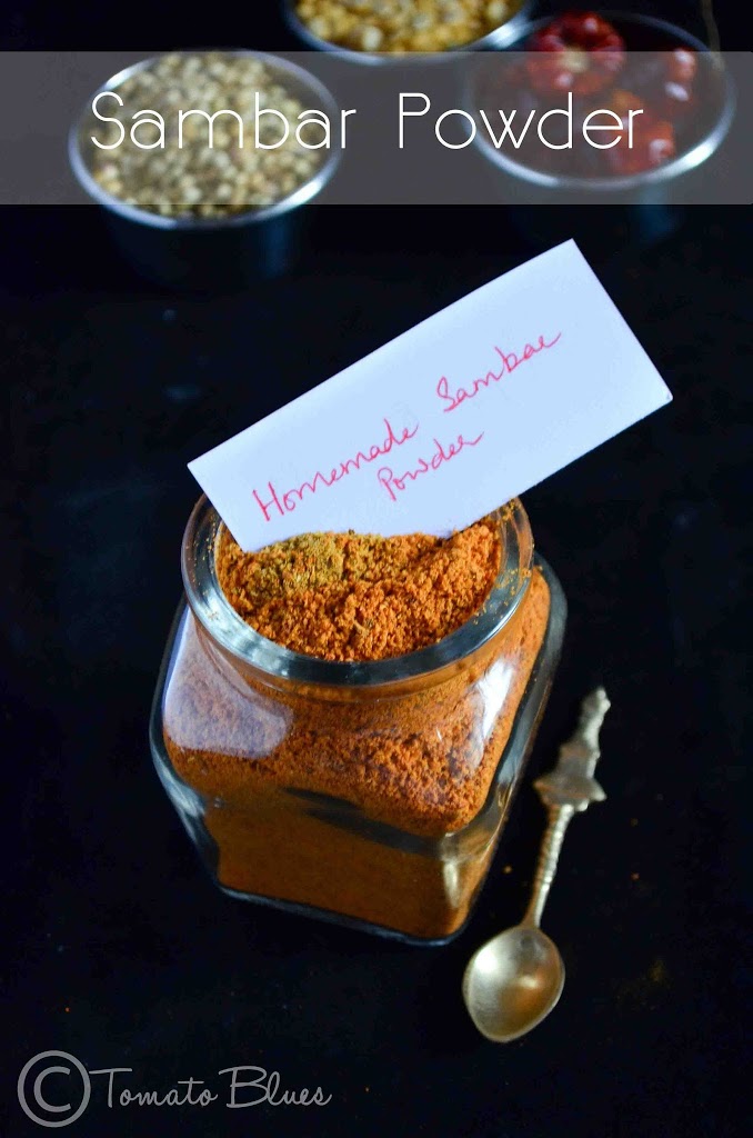 Home Made Sambar Powder - Tomato Blues