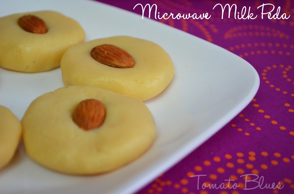 Microwave Milk Peda Recipe | Easy Dessert Recipes - Tomato Blues