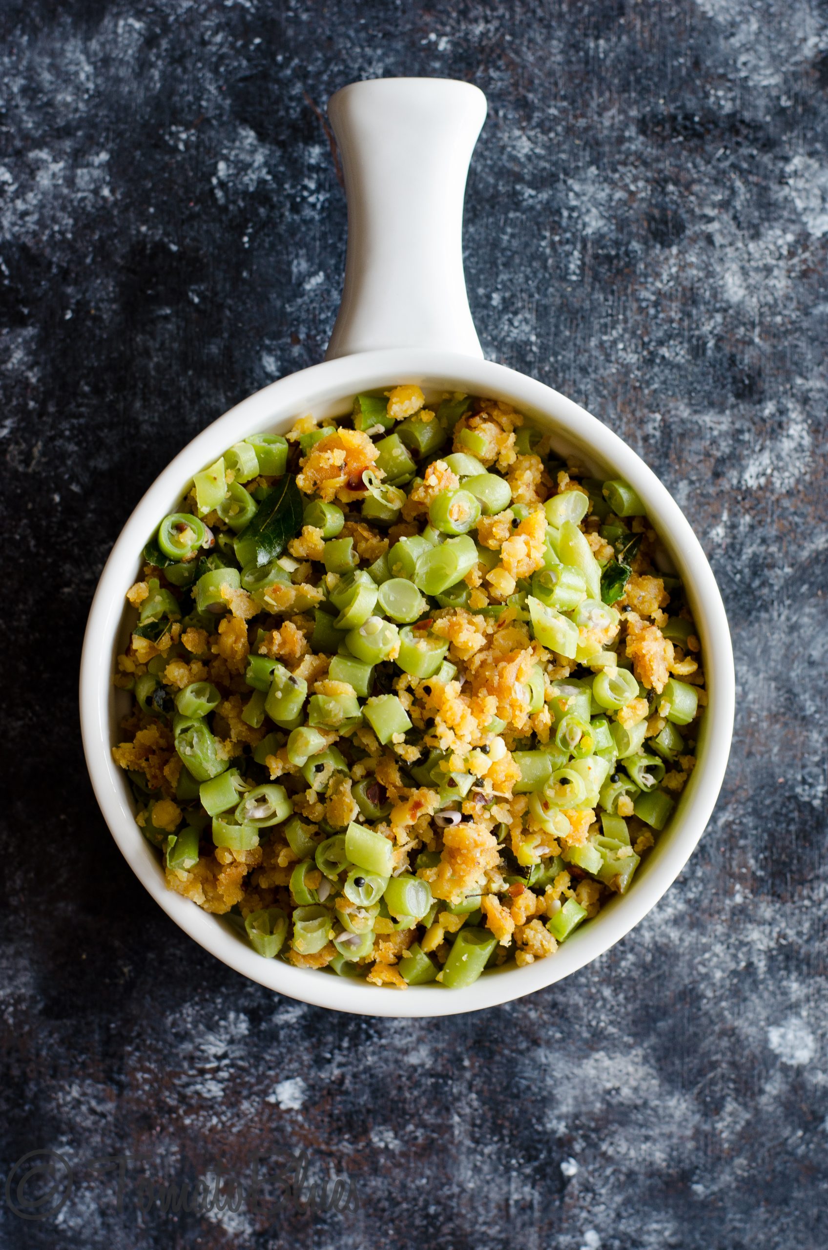 Beans Paruppu Usili - Tomato Blues