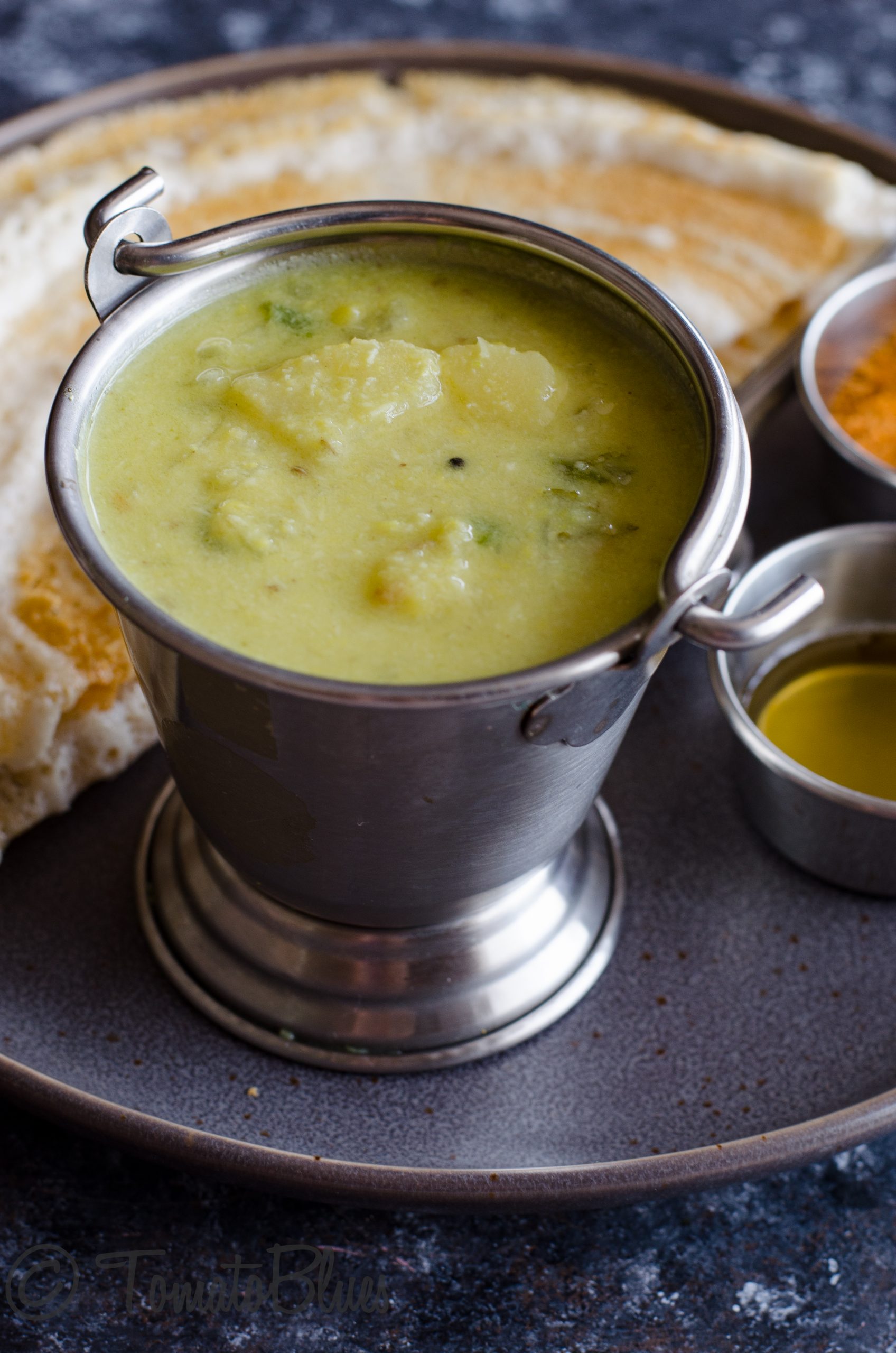 Kumbakonam Kadappa Recipe- Sidedish for Idli Dosa - Tomato Blues